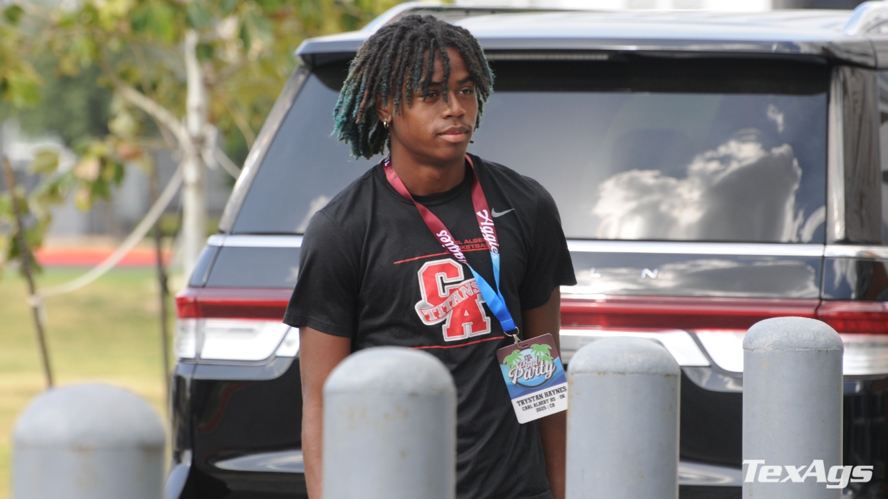 2025 cornerback Trystan Haynes made his first visit to Aggieland | TexAgs