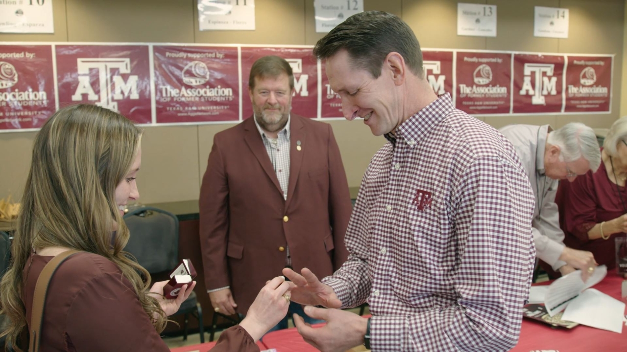 Stories of Impact - Mark Fisher '23 gets his Aggie Ring | TexAgs