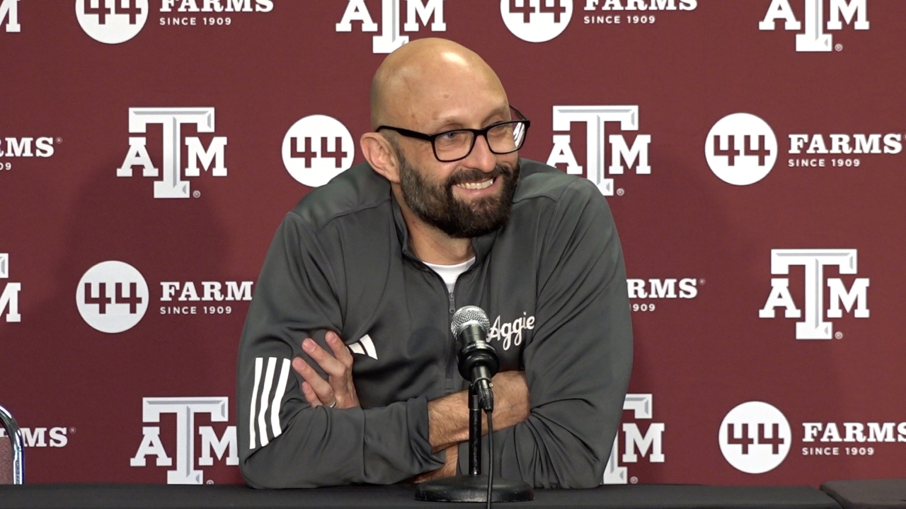 Press Conference: Jamie Morrison, Aggies ready for trip to Kansas City ...
