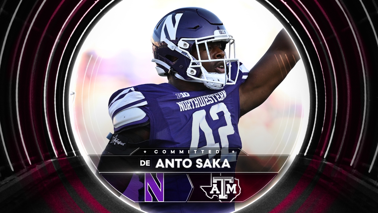 Texas A&M adds former Northwestern DE Anto Saka via transfer portal ...